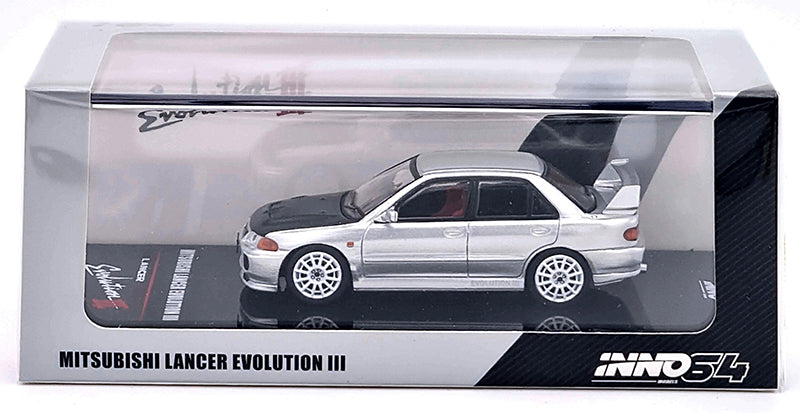 Mitsubishi Lancer Evolution III (Silver) – MAZE Collectibles