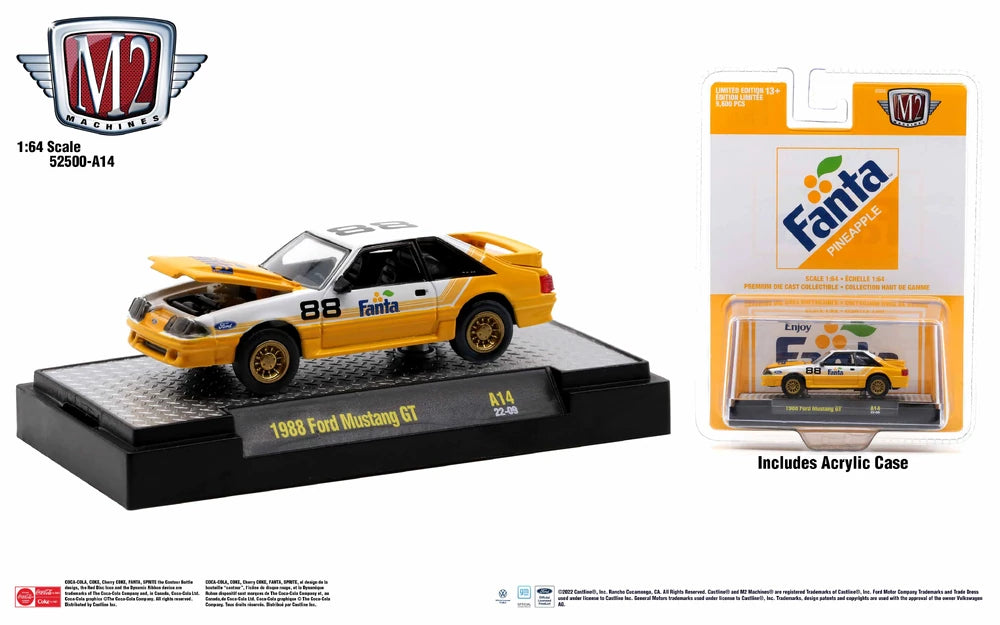 1988 Ford Mustang GT Fanta – MAZE Collectibles